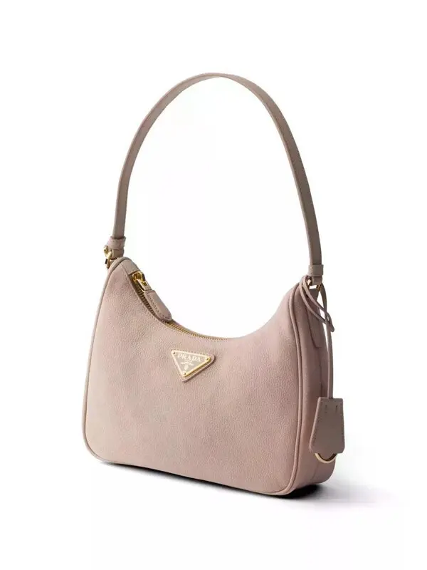 Prada Re-edition 2005 Nubuck And Saffiano Leather Mini-bag