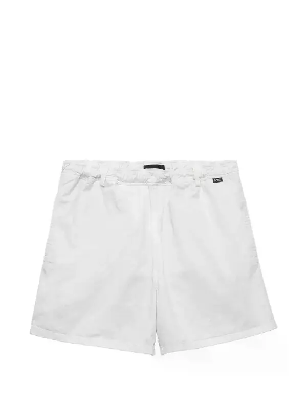 Prada Twill Swim Trunks - White