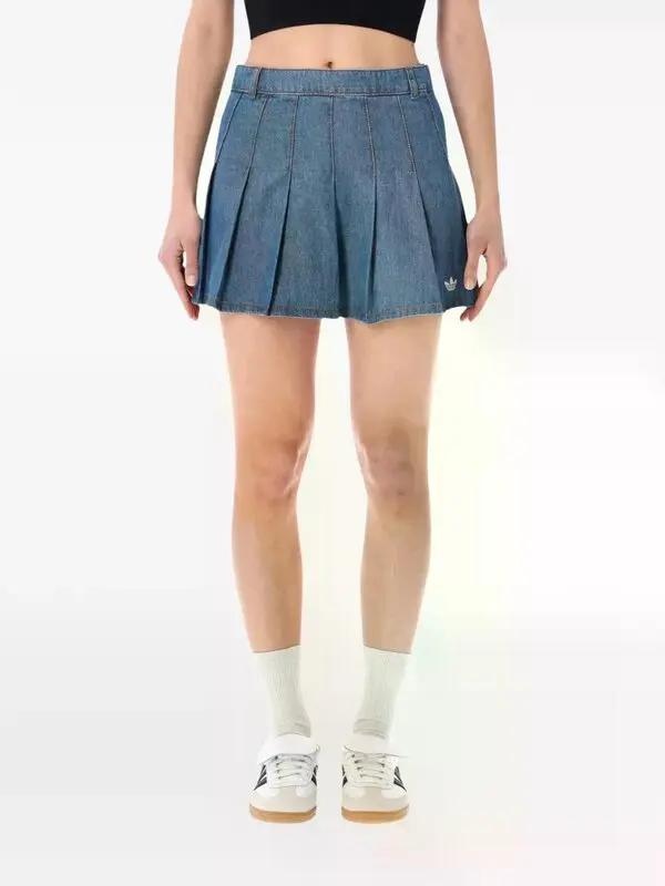 Adidas Pleated Denim Skirt