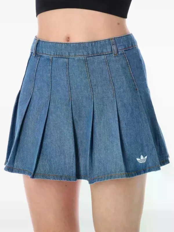 Adidas Pleated Denim Skirt
