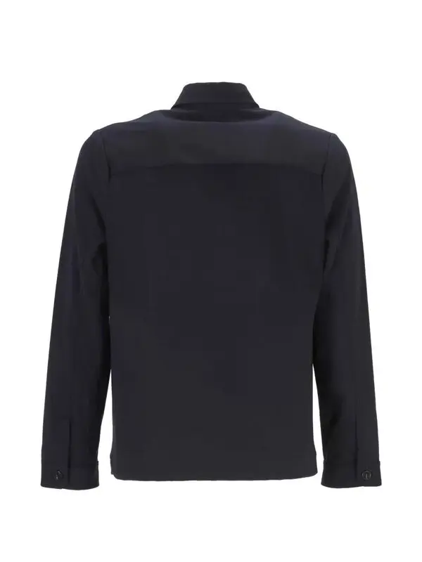HOSIO Flap-pocket Button-up Shirt-jacket