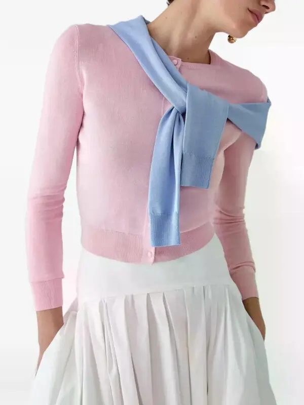 Carolina Herrera Button-up Cropped Cardigan