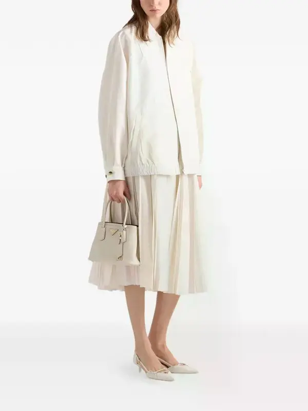 Prada Silk Faille Blouson Jacket