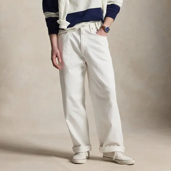 Ralph Lauren Rivington Relaxed Fit Jean - Ceramic White