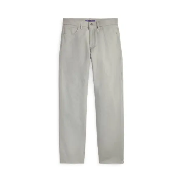 Ralph Lauren Straight Fit Cotton-linen Jean - Light Grey