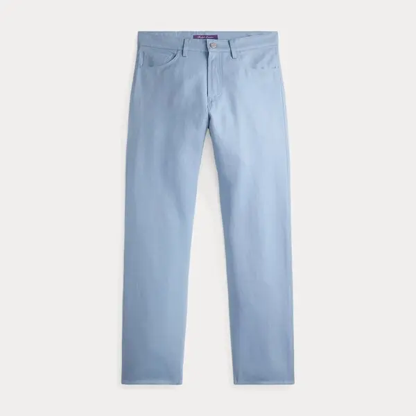 Ralph Lauren Straight Fit Cotton-linen Jean - Winward Blue