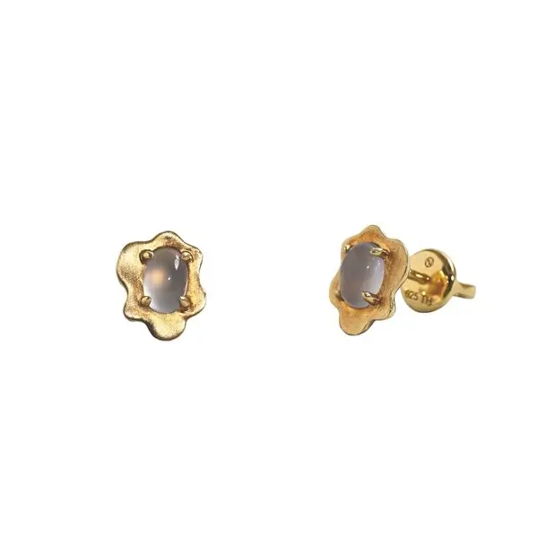 ONI Drop Stud Earrings - Gold