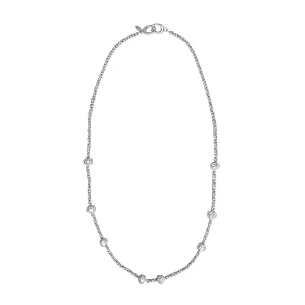 ONI Twisted Chain Necklace - Silver
