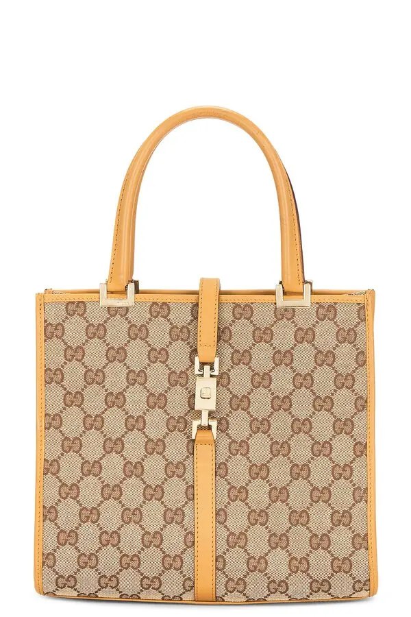 Gucci Bardot Tote Bag - Beige