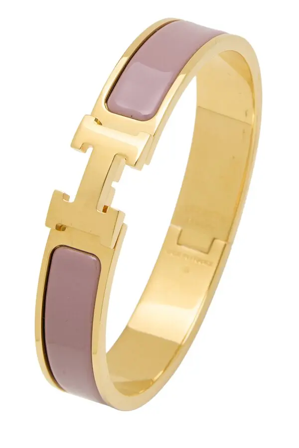 Hermès Clic Clac H Pm Bracelet - Pink
