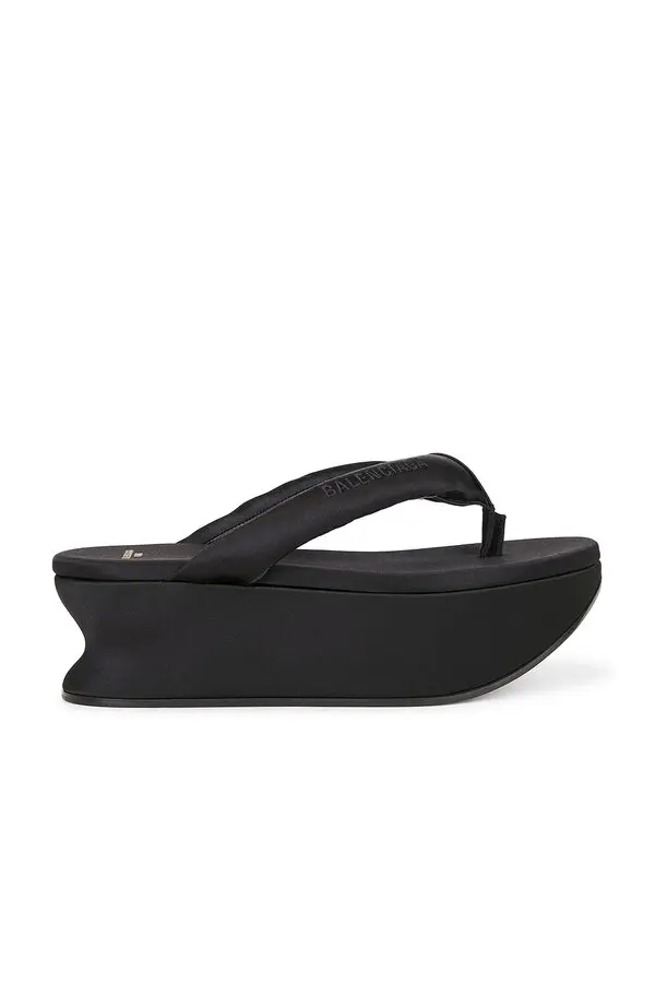 Balenciaga Gaeta Thong Wedge Sandal