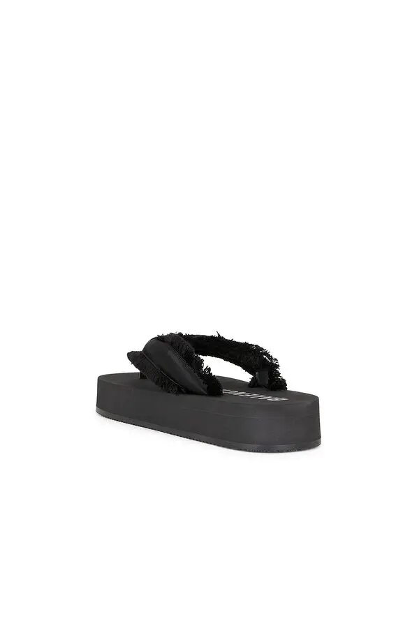 Balenciaga Jet Lag Thong Micro Sandal - Black