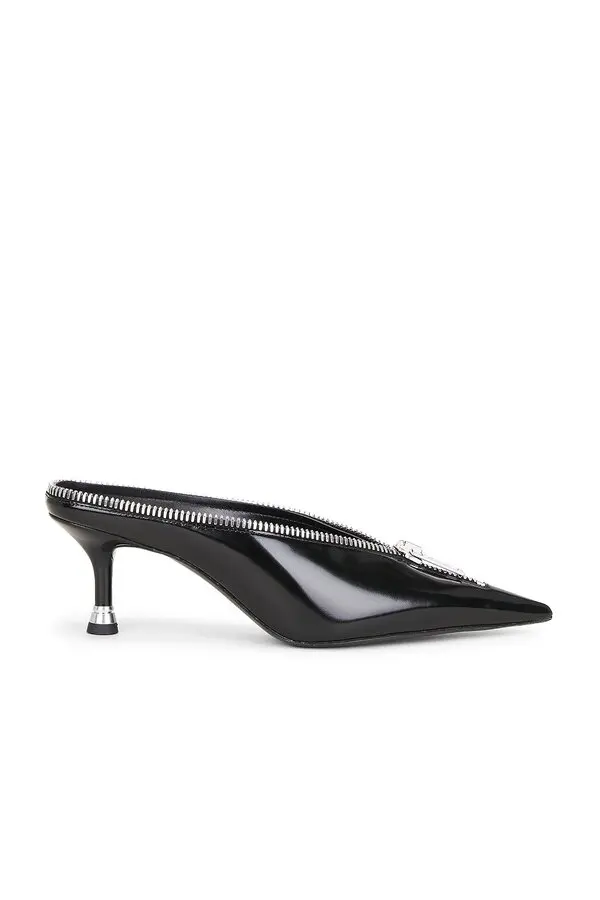 Alexander Wang Akila Zip Closed Toe Mule