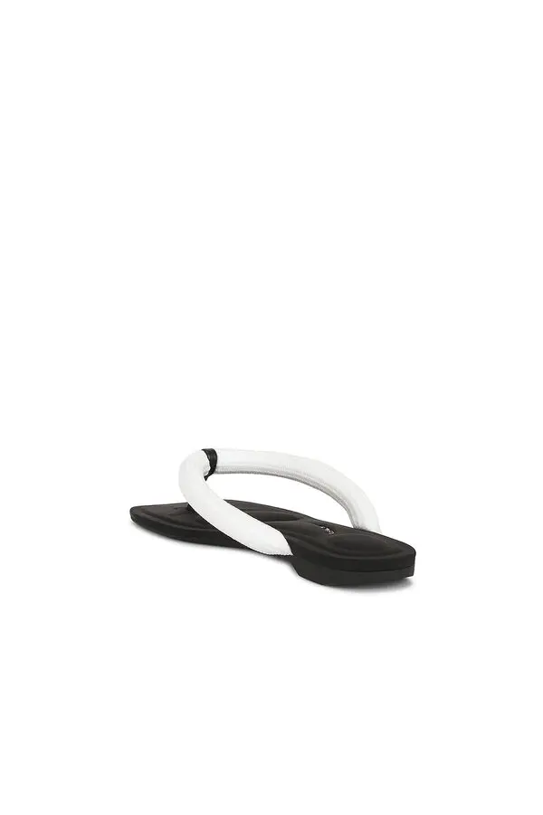 Alexander Wang Jenna Tubular Flat Thong Sandal - White