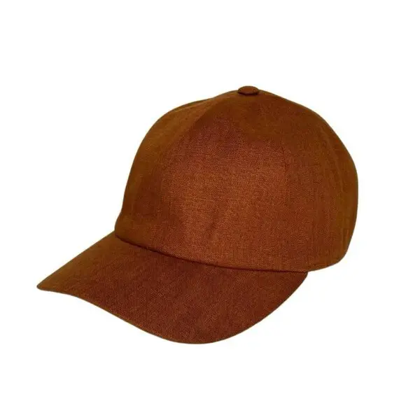 CACHEMIO Linen Baseball Cap - Brown