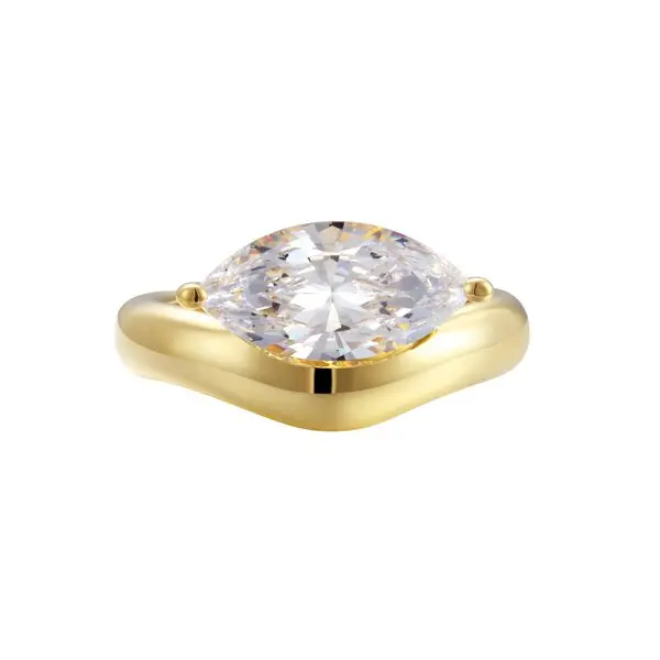 ONEWILDONE Into It Sculptural Ring - Gold