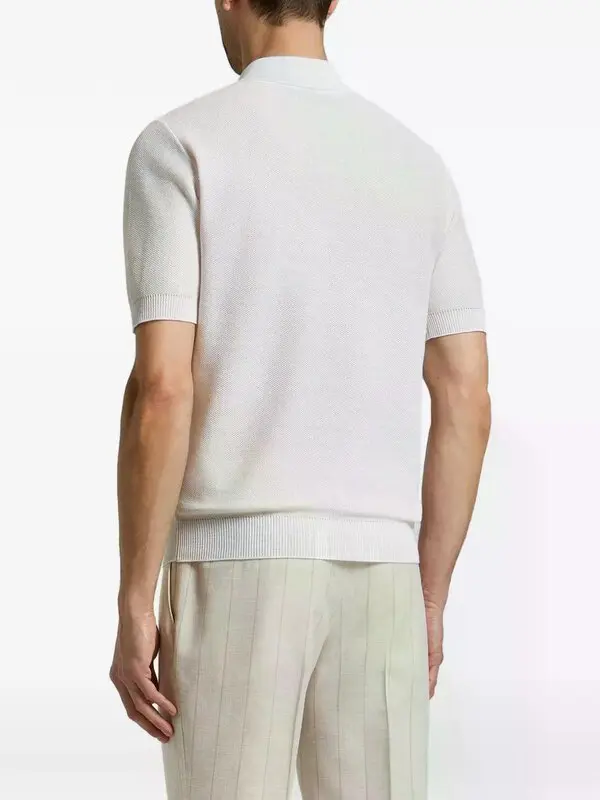 Peserico Zip-fastening Short-sleeve Polo Shirt
