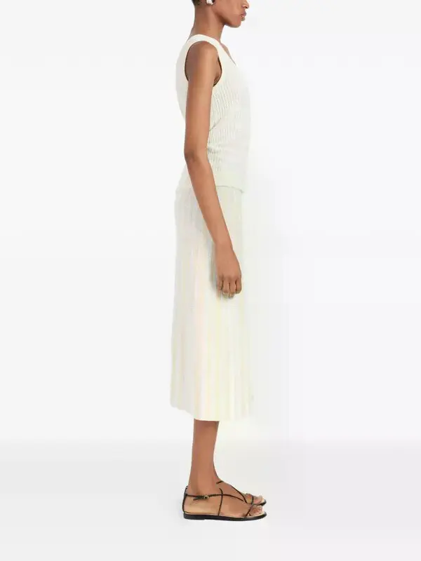 Proenza Schouler White Label Lennox Ribbed-knit Top - Neutrals