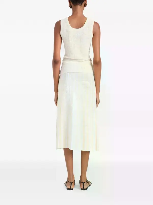 Proenza Schouler White Label Lennox Ribbed-knit Top - Neutrals