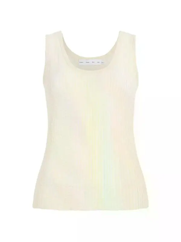 Proenza Schouler White Label Lennox Ribbed-knit Top - Neutrals