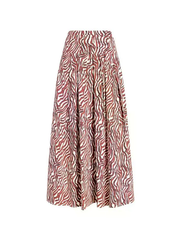 Proenza Schouler White Label Nessa Zebra-print Maxi Skirt - Neutrals