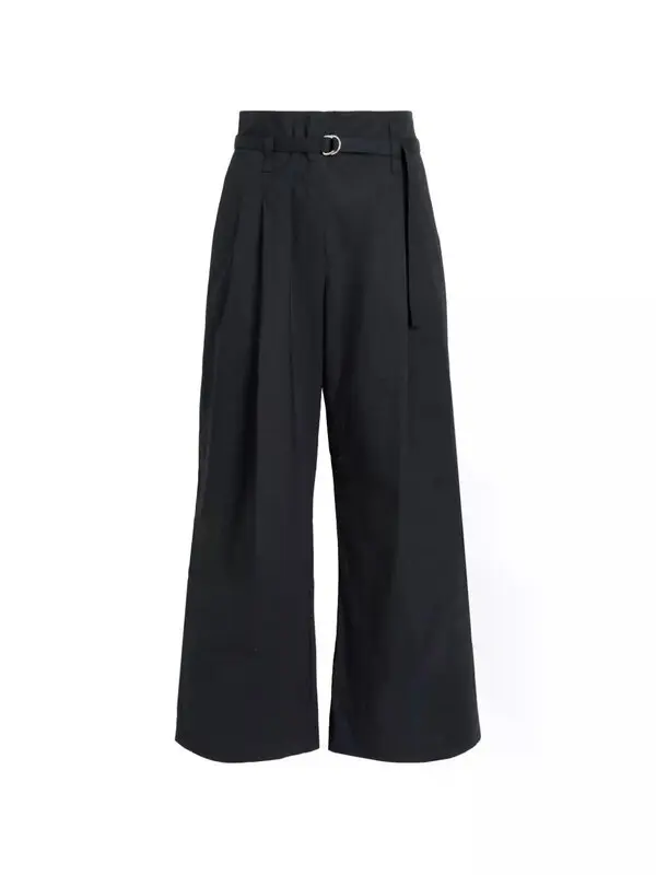 Proenza Schouler White Label Belted Trousers - Black