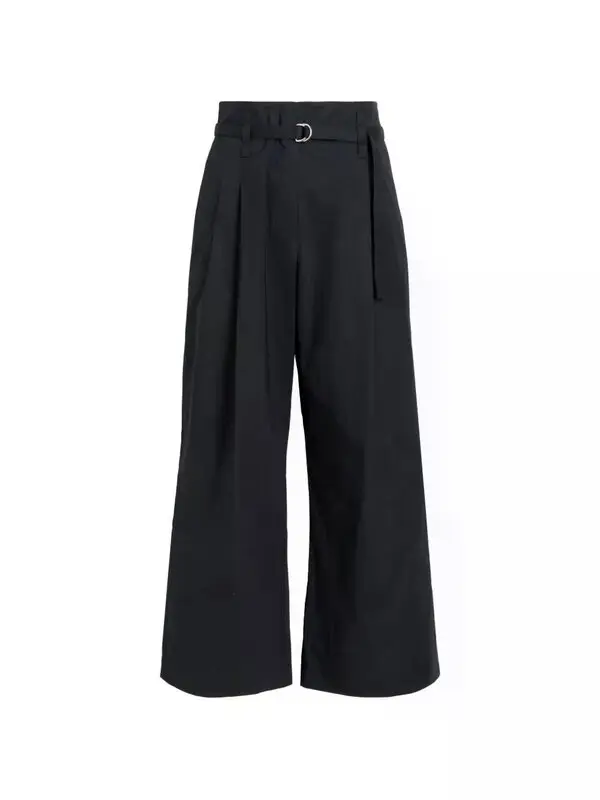 Proenza Schouler White Label Belted Trousers - Black