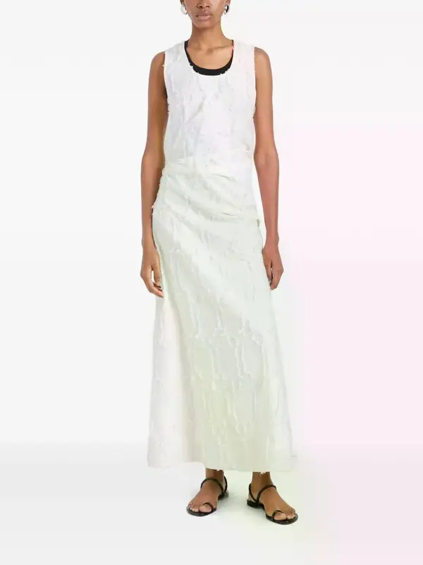 Proenza Schouler White Label Jacquard-cotton Midi Dress - Neutrals
