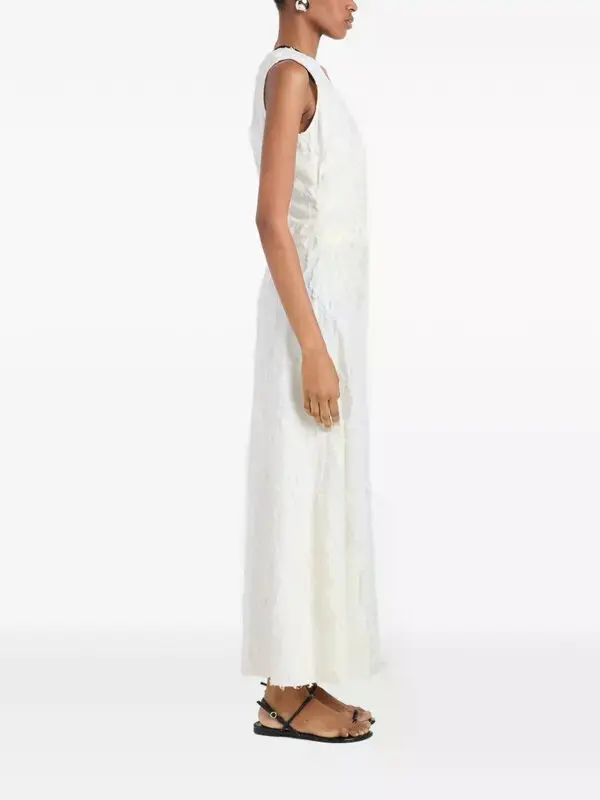 Proenza Schouler White Label Jacquard-cotton Midi Dress - Neutrals