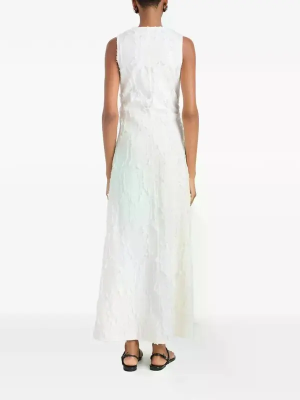 Proenza Schouler White Label Jacquard-cotton Midi Dress - Neutrals