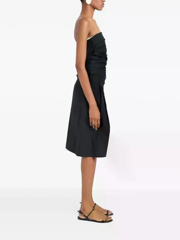 Proenza Schouler White Label Clio Pleated Shorts - Black