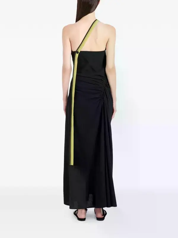Proenza Schouler Sirena One-shoulder Maxi Dress - Black