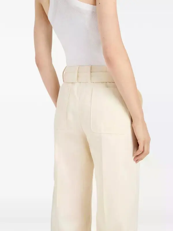 Proenza Schouler Nila Belted Trousers - White