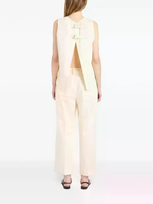 Proenza Schouler Nila Belted Trousers - White