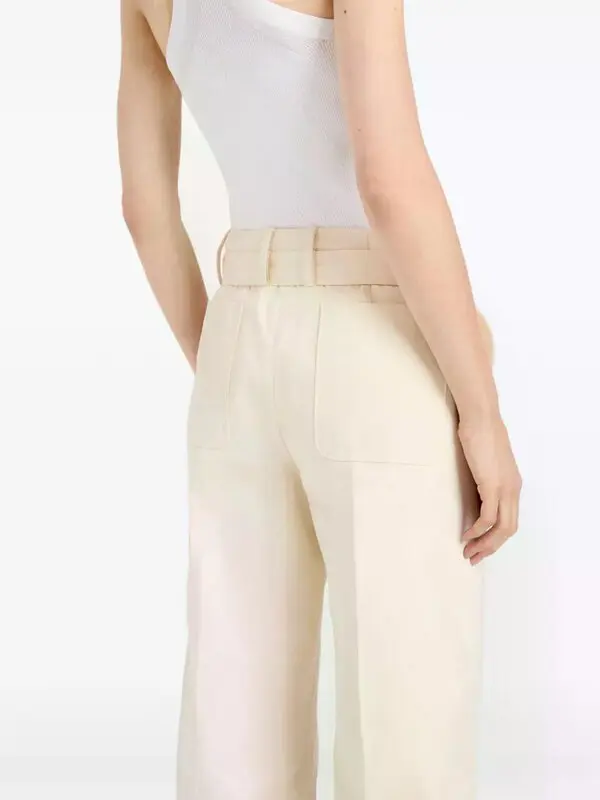 Proenza Schouler Nila Belted Trousers - White