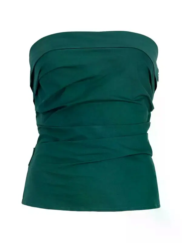 Proenza Schouler White Label Maisy Strapless Top - Green