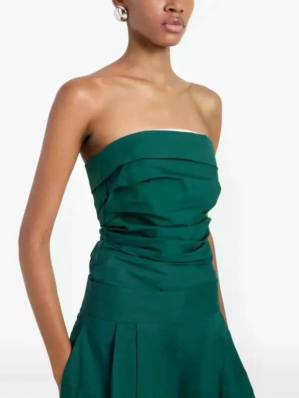 Proenza Schouler White Label Maisy Strapless Top - Green