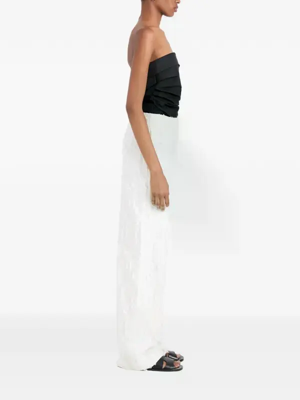 Proenza Schouler White Label Shilo Frayed-jacquard Trousers - Neutrals