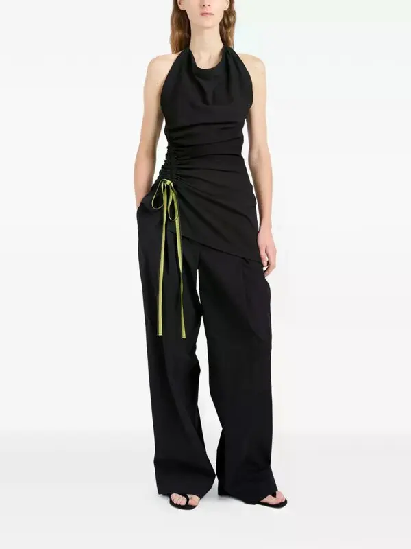 Proenza Schouler Melia Halter Neck Top - Black