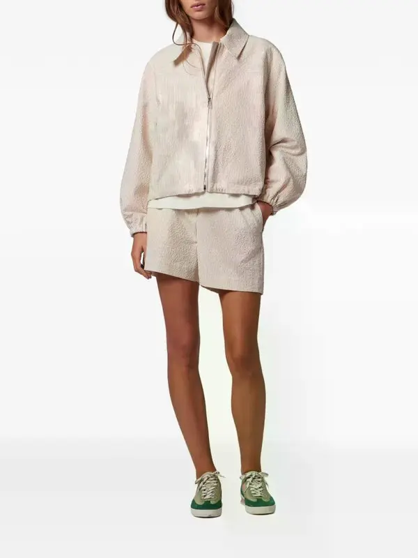 Paul Smith Seersucker Striped Jacket - Neutrals