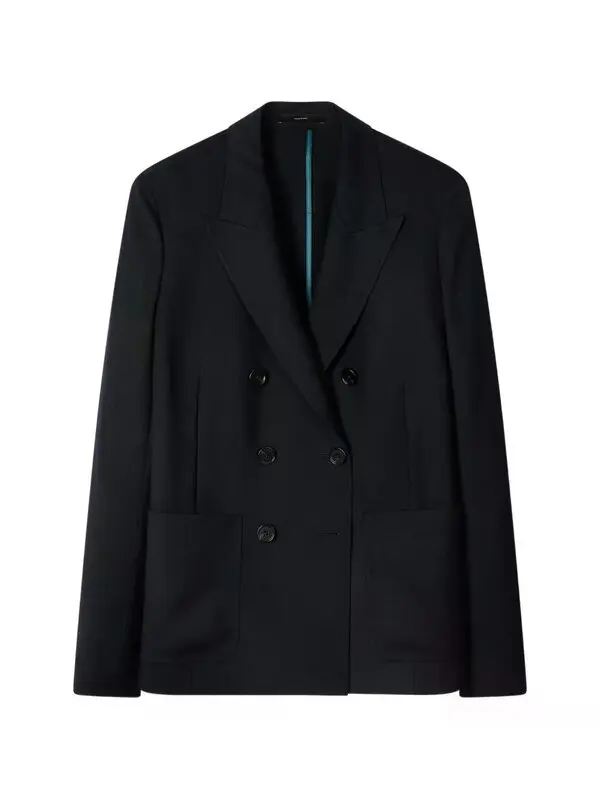 Paul Smith Wool Double-breasted Blazer