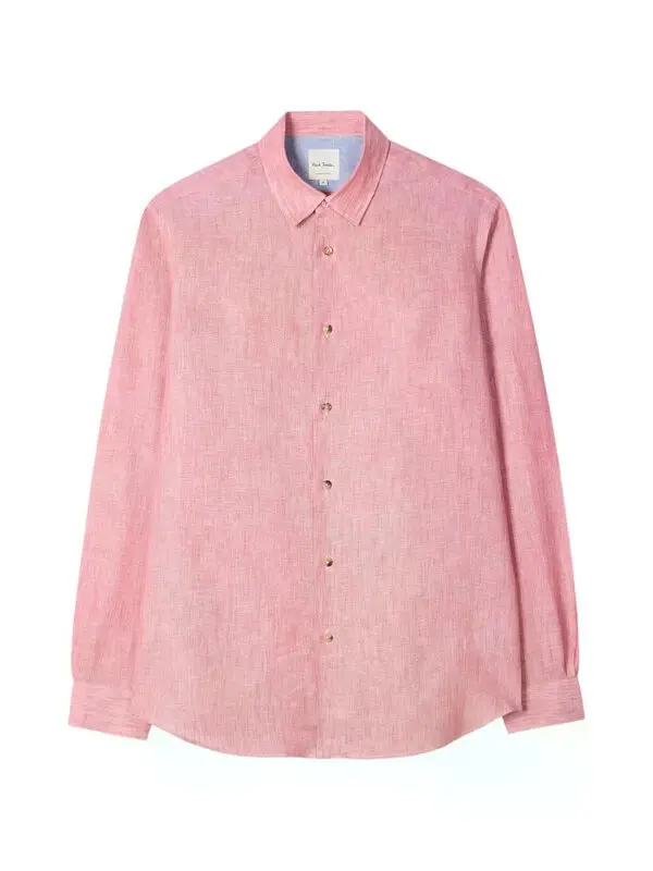 Paul Smith Full-sleeve Linen Shirt - Pink