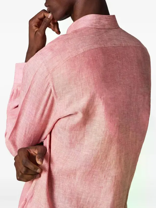 Paul Smith Full-sleeve Linen Shirt - Pink