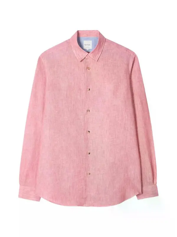 Paul Smith Full-sleeve Linen Shirt - Pink