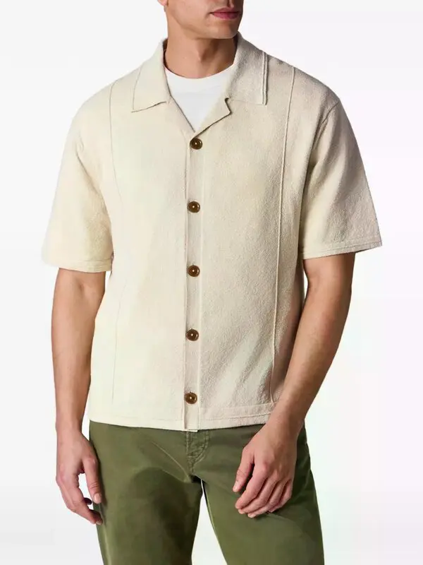 Paul Smith Bouclé Short-sleeve Shirt - Neutrals