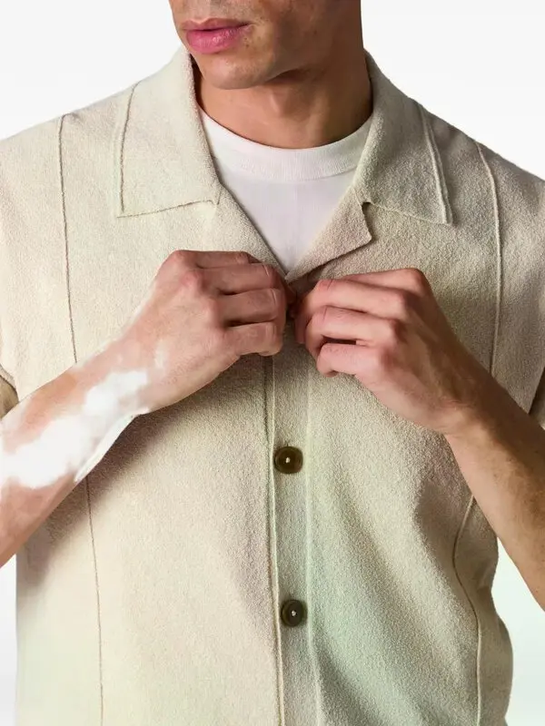 Paul Smith Bouclé Short-sleeve Shirt - Neutrals