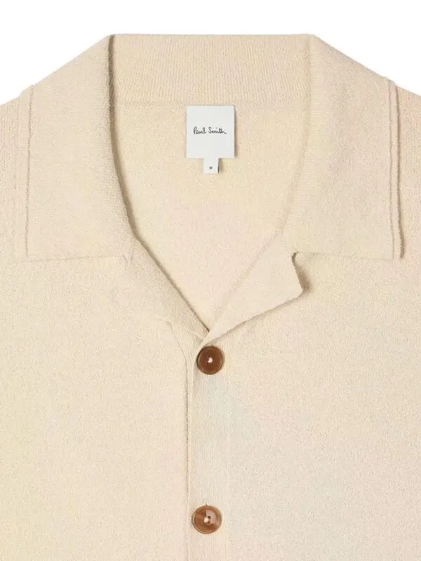 Paul Smith Bouclé Short-sleeve Shirt - Neutrals
