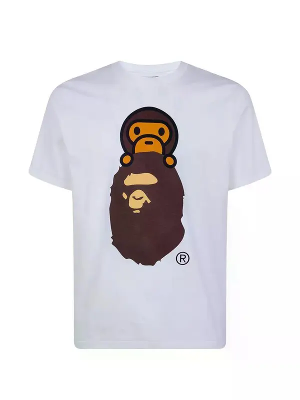 A BATHING APE Ape Head Baby Milo T-shirt - White