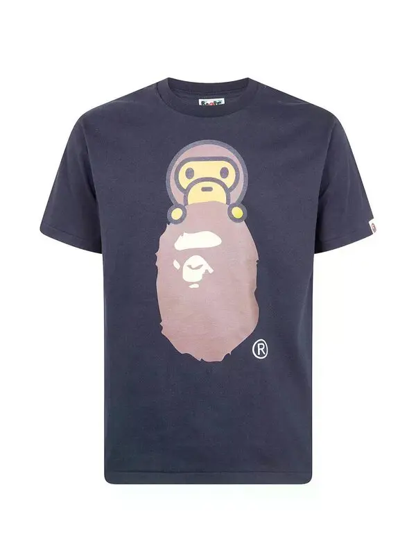 A BATHING APE Ape Head Baby Milo T-shirt - Blue