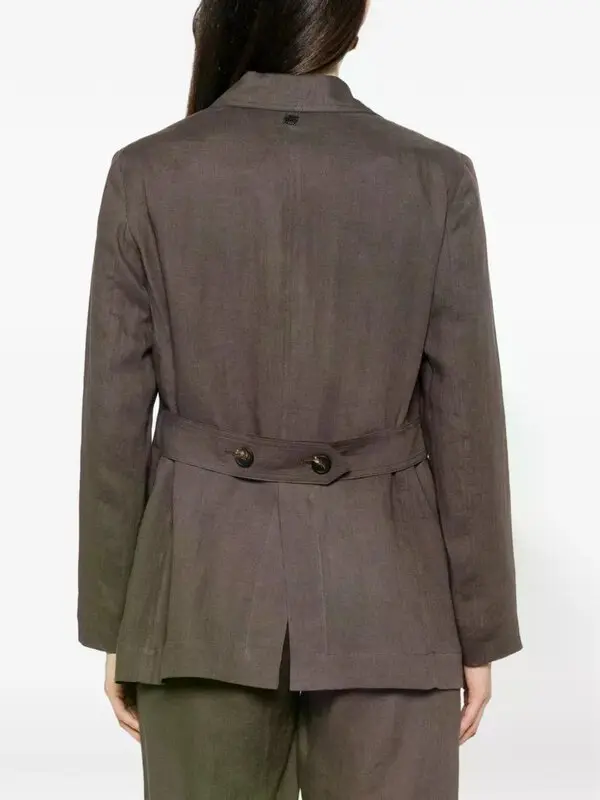 PANICALE Belted Single-breasted Jacket